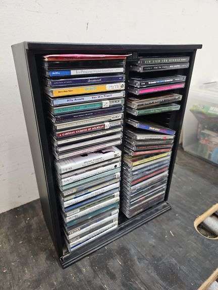 Lot of cds in a 60 slot organizer sting garth brooks goo goo dolls and more 2f - Lil Dusty ...