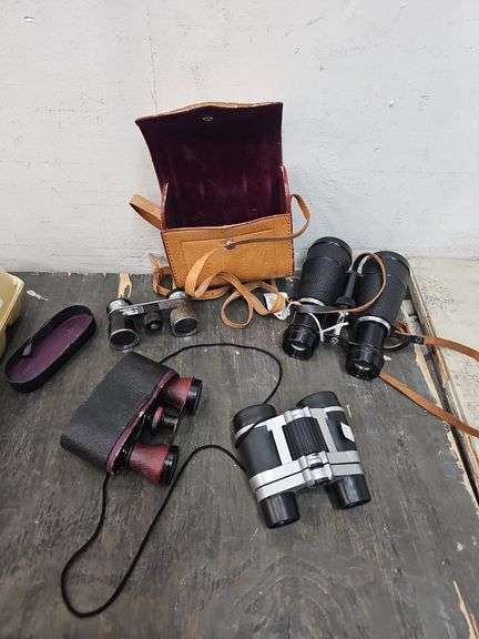 Vintage binoculars and cases 2c - Lil Dusty Online Auctions - All ...