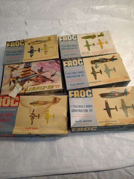 6 FROG airplane models - Lil Dusty Online Auctions - All Estate ...