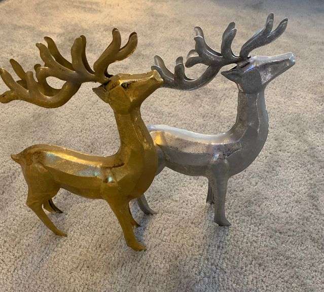 Metal Reindeer Set - Lil Dusty Online Auctions - All Estate Services, LLC