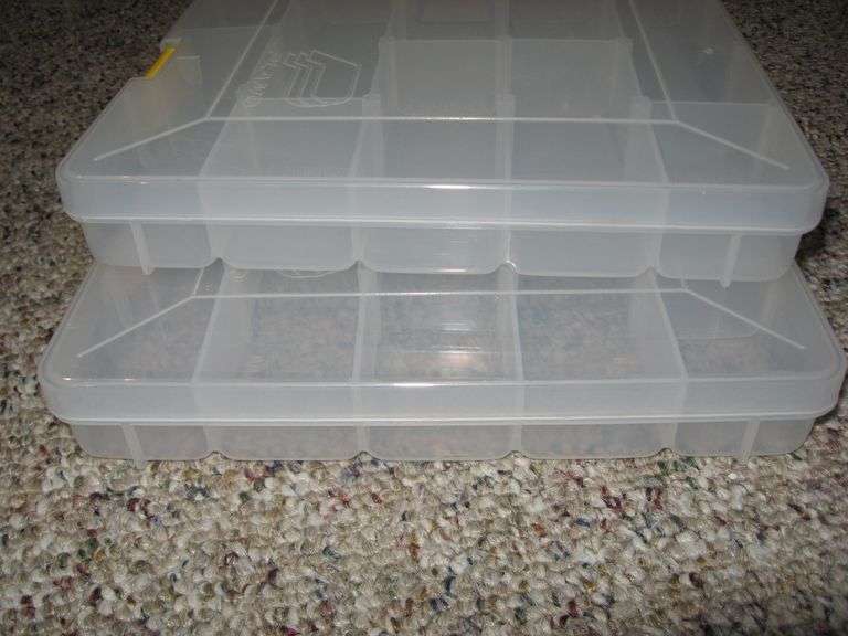 2 PLANO STORAGE BOXES -14" X 9" & 1" DEEP - Lil Dusty Online Auctions ...