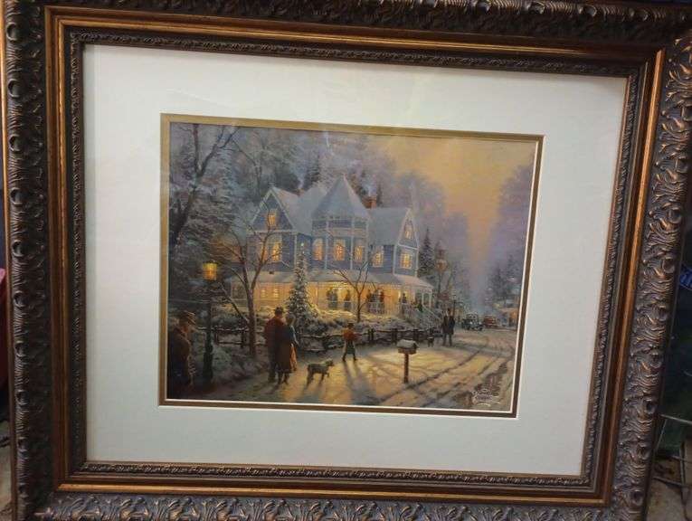 Thomas Kincade print 24 x 20 - Lil Dusty Online Auctions - All Estate Services, LLC