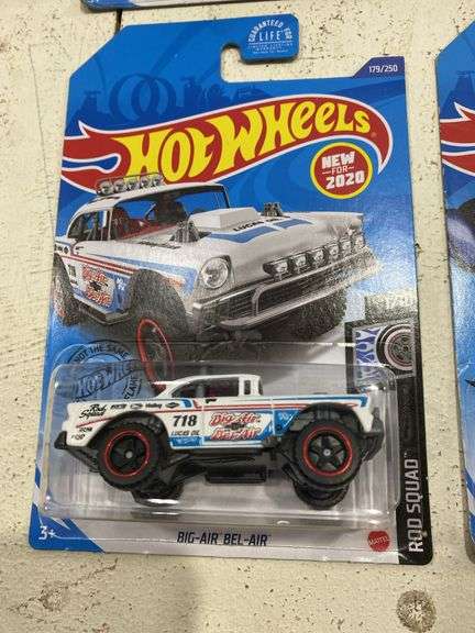 Hot Wheels cars all NIP - Custom Cadillac Fleetwood, Big-Air Bel-Air ...