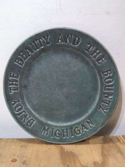 Pewabic Pottery Michigan commemorative plate from 1980s. 8b - Lil Dusty ...
