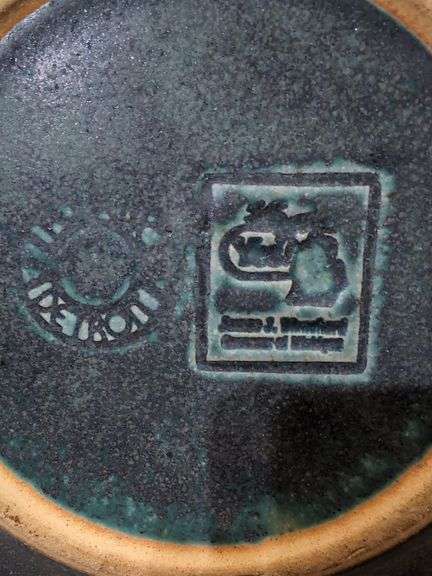 Pewabic Pottery Michigan commemorative plate from 1980s. 8b - Lil Dusty ...