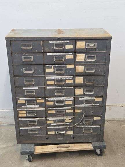 Industrial Vintage File Cabinet - Lil Dusty Online Auctions - All ...