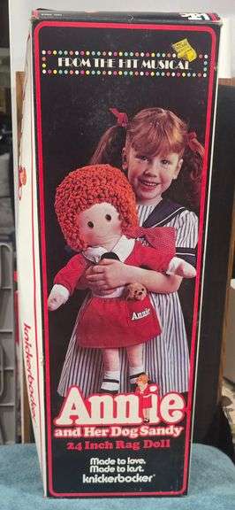 Vintage Annie & her Dog Sandy 24" Rag Doll - Lil Dusty Online Auctions ...