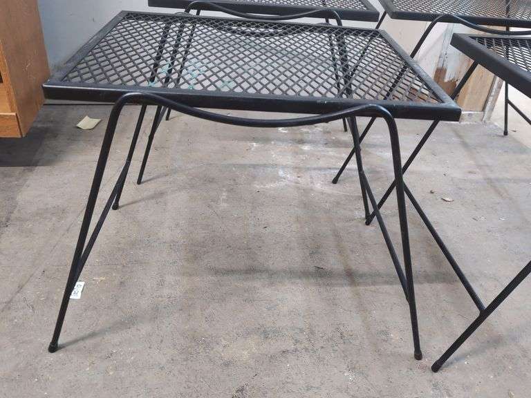 Set of 4 patio side tables 18.5" x 15" x 17.5" tall each - Lil Dusty ...