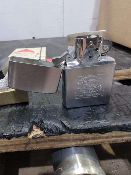 Zippo Ford 75th Anniversary lighter. 7c - Lil Dusty Online Auctions ...