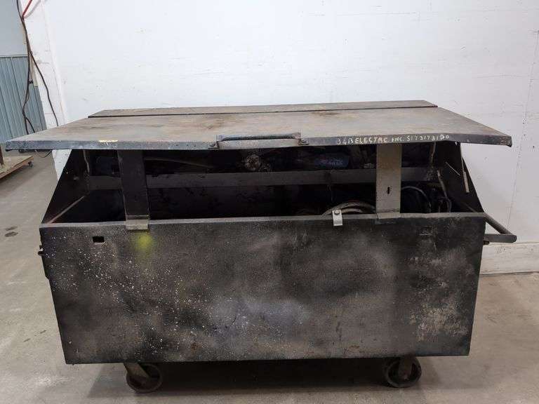 Huge metal job box with contents 60" x 30" x 42" tall - Lil Dusty ...