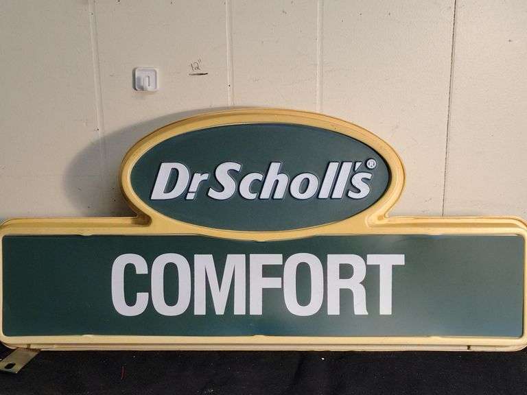 Dr. Scholl's comfort sign - Lil Dusty Online Auctions - All Estate ...