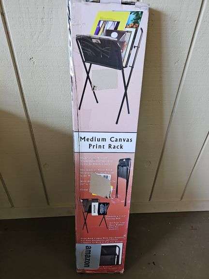 Medium canvas storage rack - Lil Dusty Online Auctions - All Estate ...