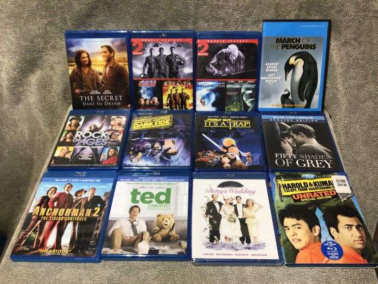 Lot of 40 Blue-ray Disc some still sealed - Lil Dusty Online Auctions ...