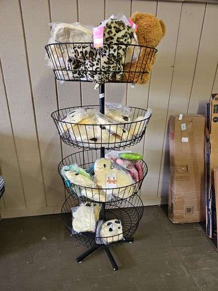 4 tier wire rack display - Lil Dusty Online Auctions - All Estate ...