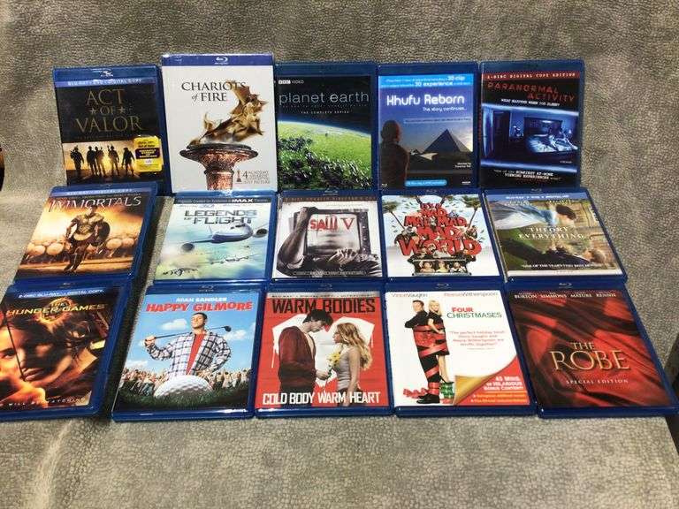 Lot of 70 Blue-Ray Disc Movies - Lil Dusty Online Auctions - All Estate ...