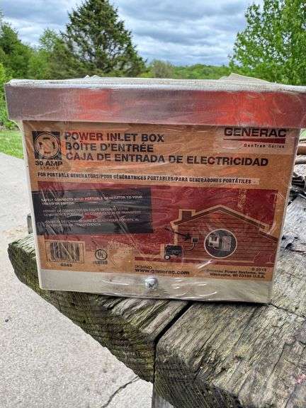 Power Inlet Box 30 AMP, 125/250 V 60 Hz 1 Phase NEMA 3R Enclosure ...