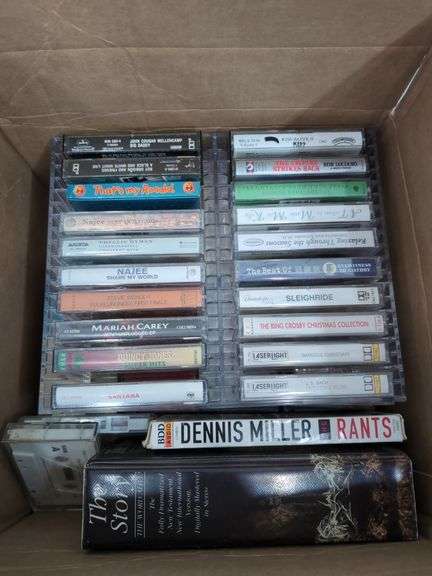 Audio books, music cassettes, 15 new & sealed music ones. 1f - Lil ...