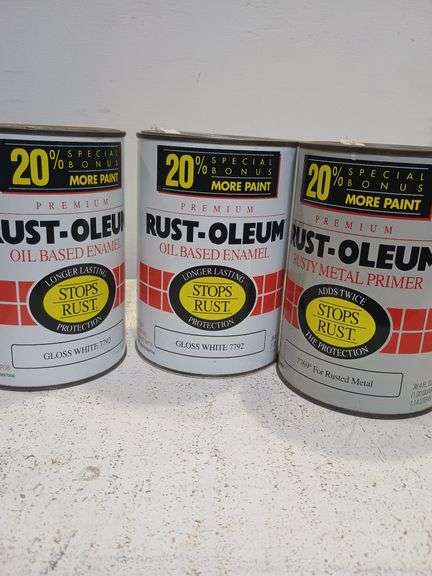 Rust-Oleum Rusty metal primer and oil based enamel. 7c - Lil Dusty ...