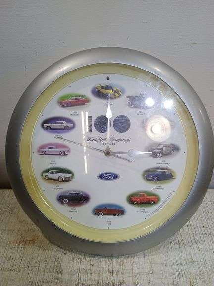 Ford clock. 7c - Lil Dusty Online Auctions - All Estate Services, LLC