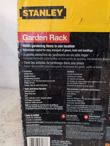 Stanley garden rack NIP - Lil Dusty Online Auctions - All Estate ...