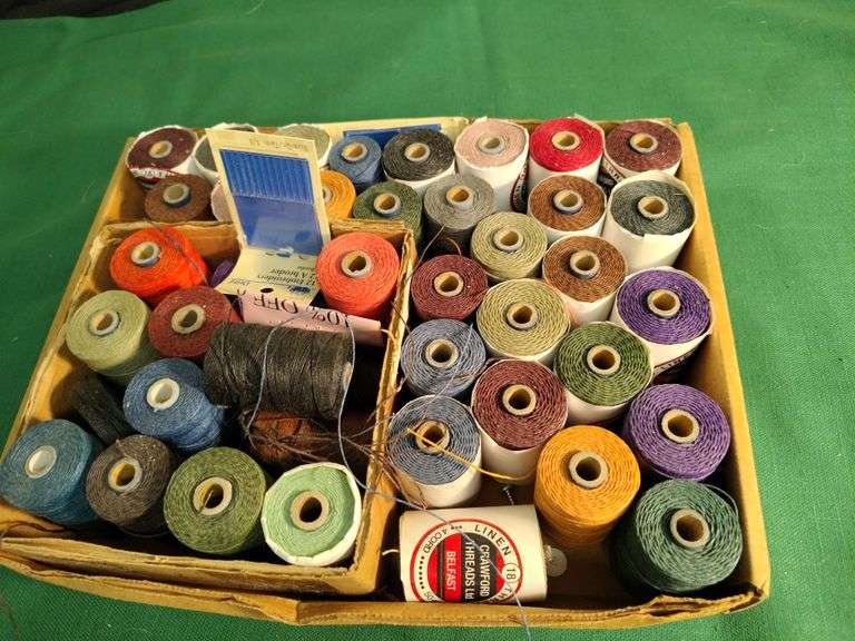 Box of thread - Lil Dusty Online Auctions - All Estate Services, LLC
