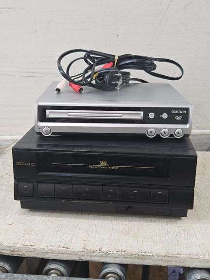 Craig VHS Full Automatic System & Oritron DVD Player. 6C - Lil Dusty ...