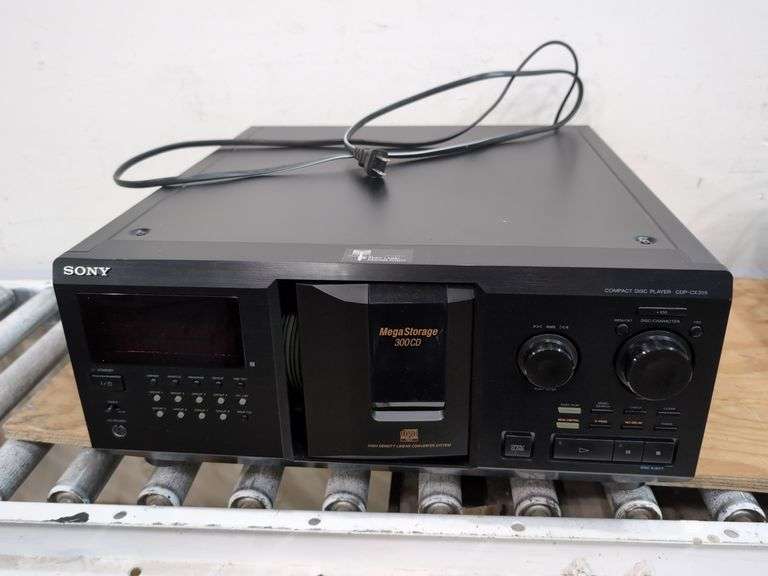 Sony MegaStorage 300CD compact disc player CDP-CX355. 2e - Lil Dusty ...