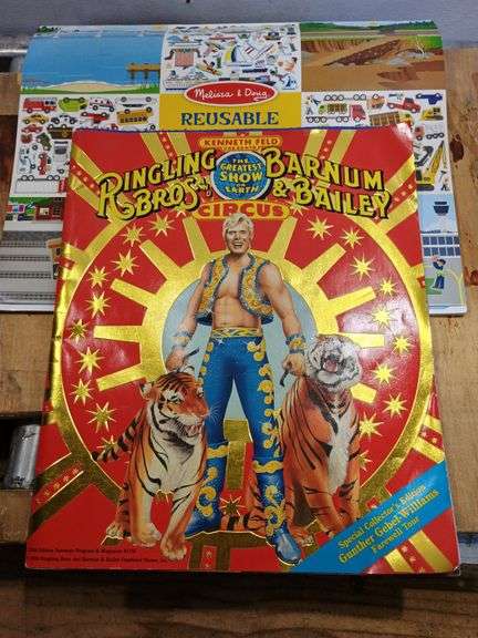 Ringling Bros magazine and sticker pad. 8c - Lil Dusty Online Auctions ...