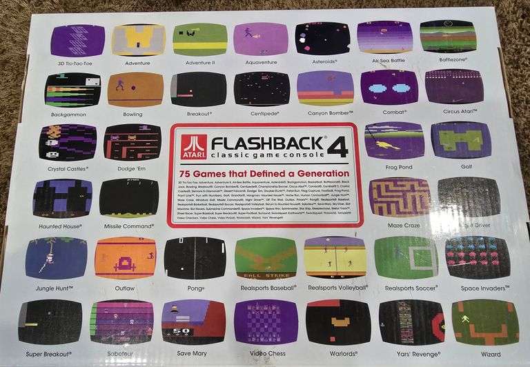 Atari Flashback 4 - Classic Game Console - Lil Dusty Online Auctions ...