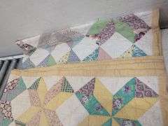 Vintage hand stitched quilt. 2c - Lil Dusty Online Auctions - All ...