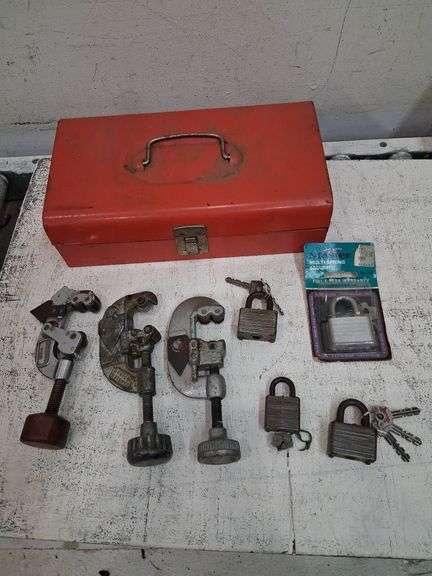 Clamps, lock sets, and red latching metal box. 2c - Lil Dusty Online ...
