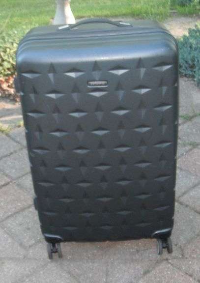 Large Samsonite Hard Shell Rolling Traveling Suitcase - Lil Dusty ...
