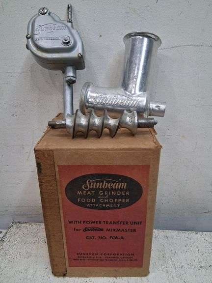 Sunbeam meat grinder food chopper. 2b - Lil Dusty Online Auctions - All ...