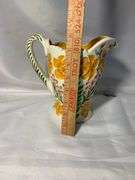 Handcrafted Floral Pitcher - Lil Dusty Online Auctions - All Estate ...