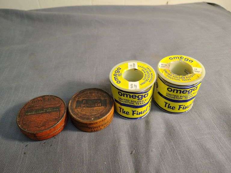 2 Rolls of solder & 1 can of solder & 1 canof solder paste - Lil Dusty ...