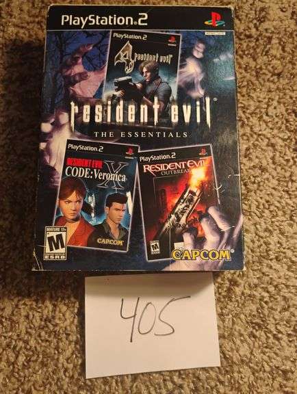 Resident Evil Essentials Complete PS2 - Lil Dusty Online Auctions - All ...