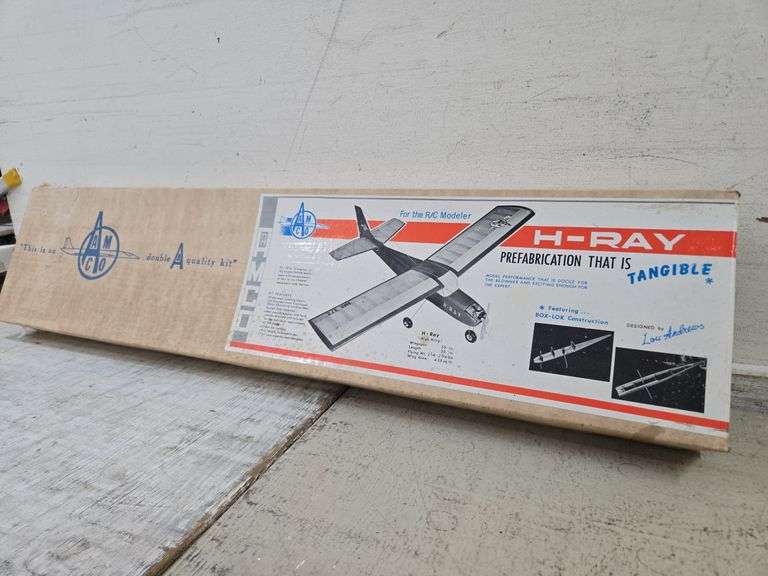 Vintage AAMCO H-Ray RC Prefab Model Airplane. LONG - Lil Dusty Online ...