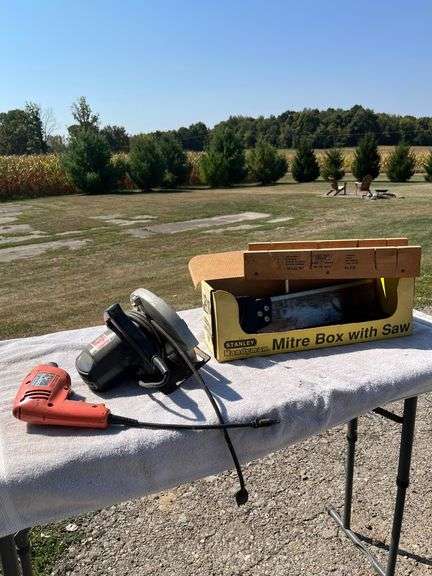 Skill Saw, Drill and 2 Miter Boxes - Lil Dusty Online Auctions - All ...
