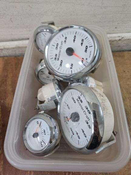 Various Mastercraft Gauges. 4C - Lil Dusty Online Auctions - All Estate ...