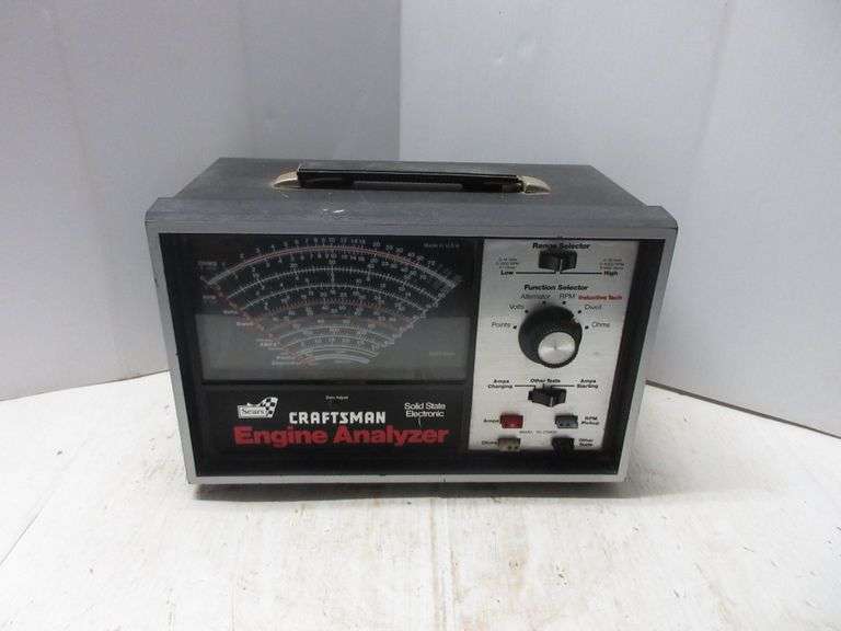 Old Craftsman Engine Analyzer - Albrecht Auction Service