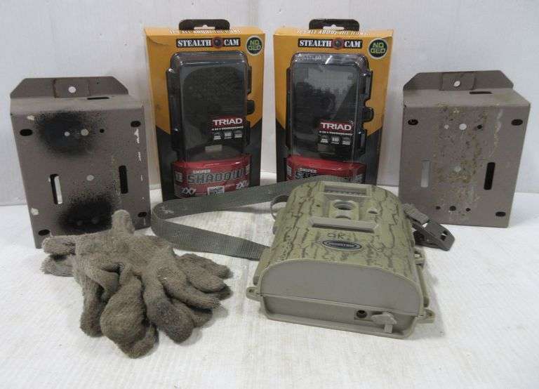 Moultrie Camera, Stealth Sniper, and Shadow Trail Cameras with Lock ...