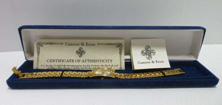 Camrose & Kross JBK Collection Gold-Tone Watch with CoA - Albrecht ...