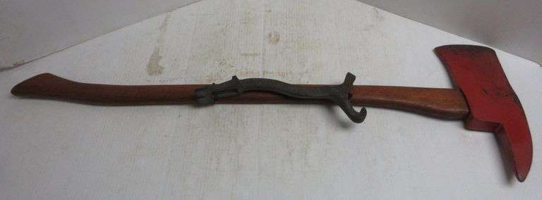 Firefighter Axe, and Spinner Wrench - Albrecht Auction Service
