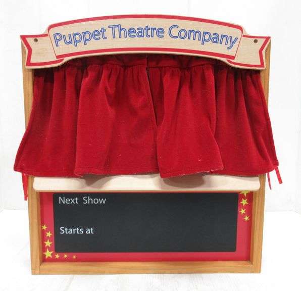 Stand-Up Puppet Theater with (3) Puppets - Albrecht Auction Service