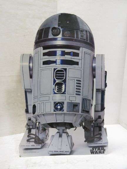 R2D2 Cardboard Stand-Up Poster - Albrecht Auction Service