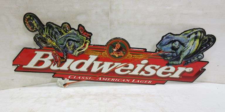 Older Budweiser Sign - Albrecht Auction Service
