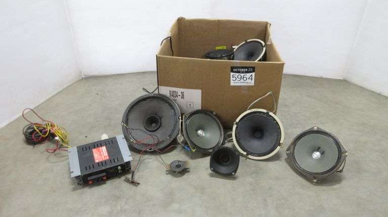 Assortment of Car Speakers, 180W Roadmaster Equalizer - Albrecht ...