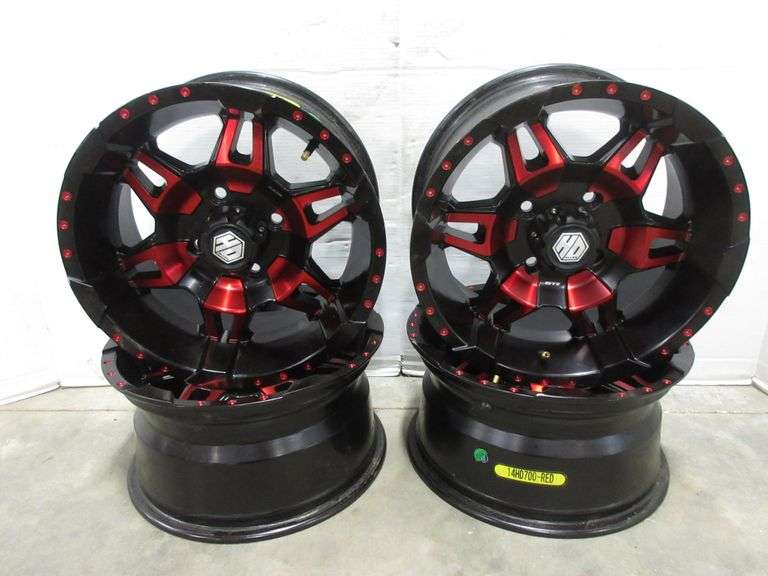 (4) 14" Rims for a Can Am Renegade - Albrecht Auction Service