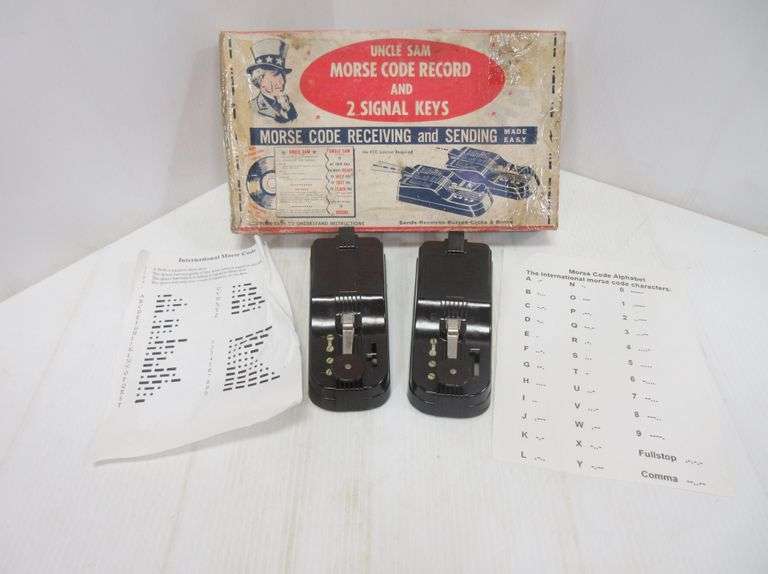 1957 Morse Code Toy by Uncle Sam Products - Albrecht Auction Service