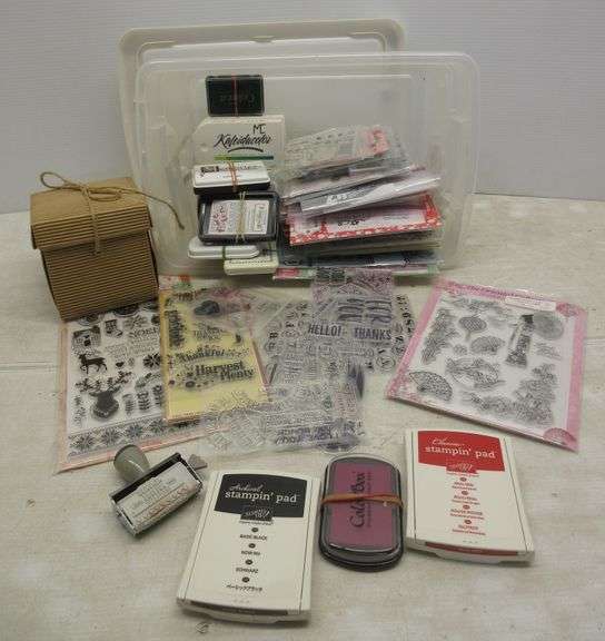 Assorted Stamping, Card Making, and Scrapbooking Items, Includes: (7 ...